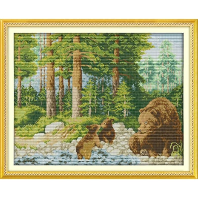 The happiness of the forest – Needlework Kits - UK