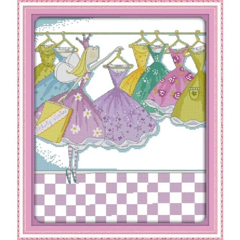 The little princess of new clothes – Needlework Kits - UK