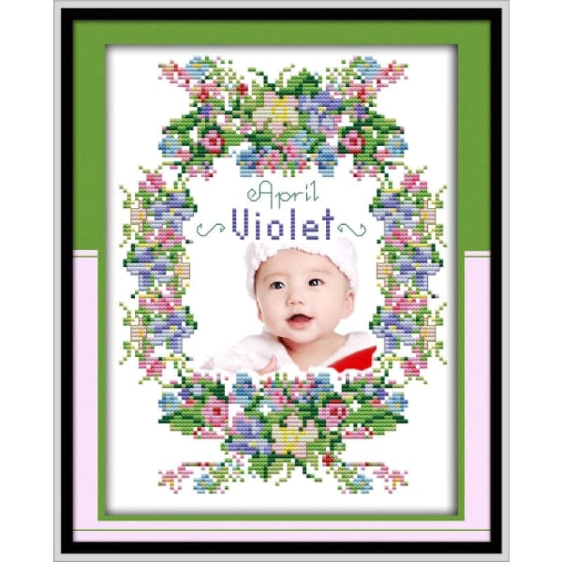 The month frame - April – Needlework Kits - UK