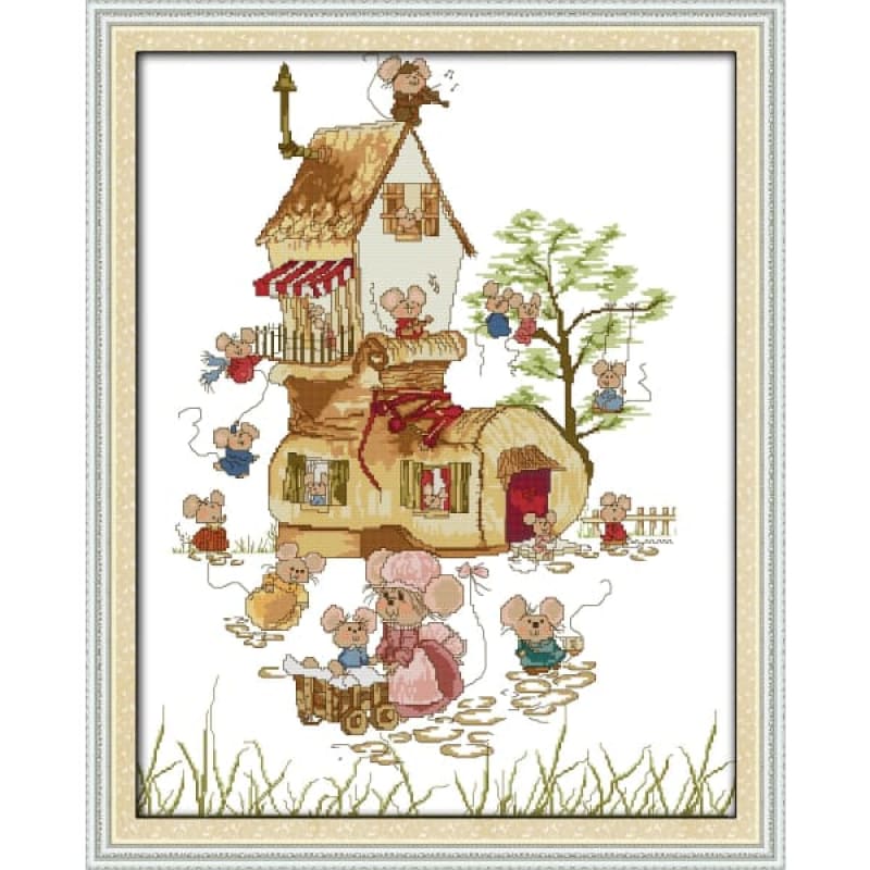 The mouse family – Needlework Kits - UK