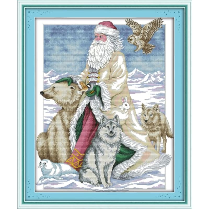 The North Pole Santa Claus – Needlework Kits - UK