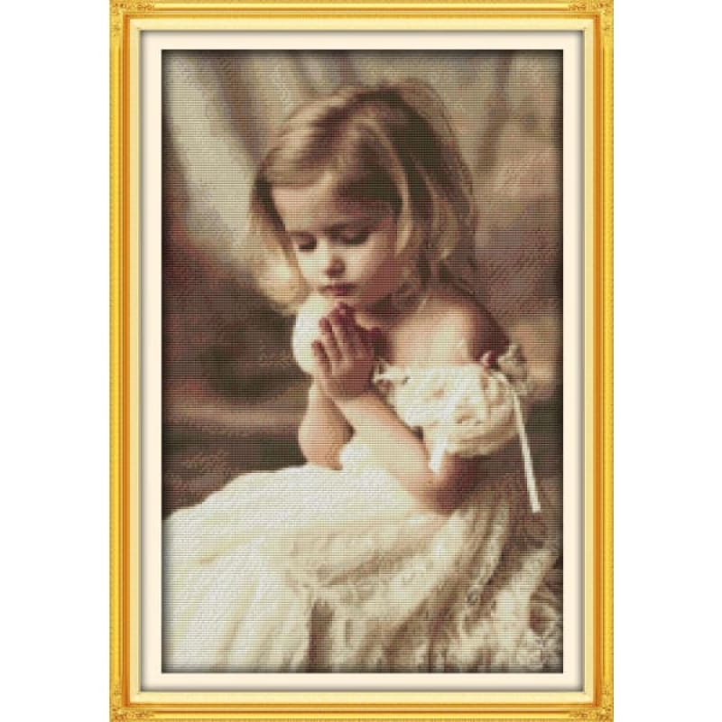 The pray girl – Needlework Kits - UK