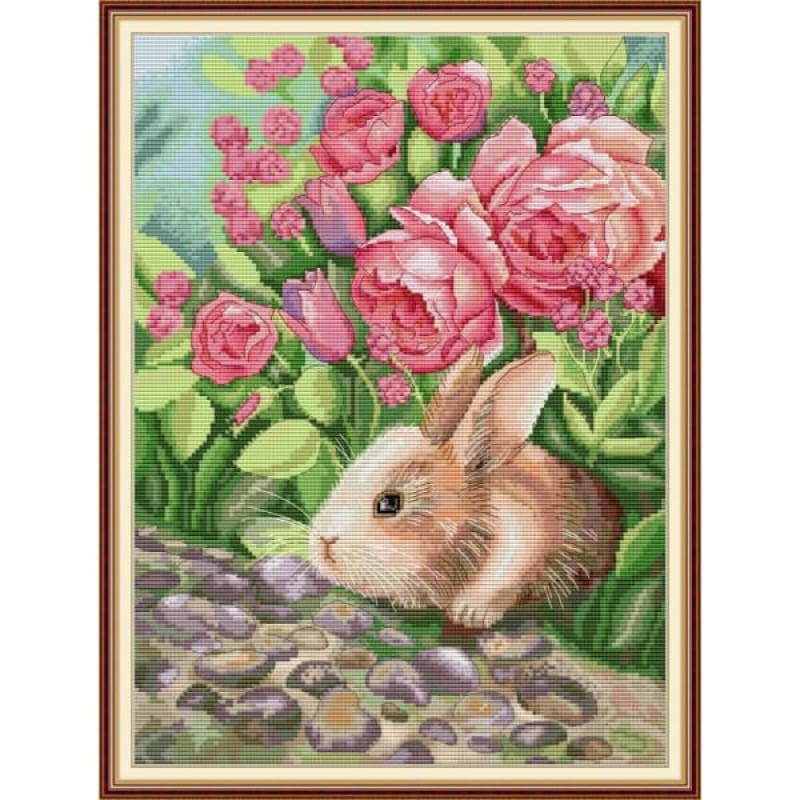 The rabbit is smelling – Needlework Kits - UK
