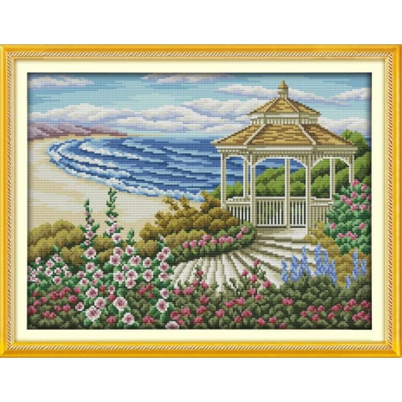 The seaside observation deck – Needlework Kits - UK