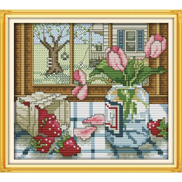 The spring outside the window – Needlework Kits - UK