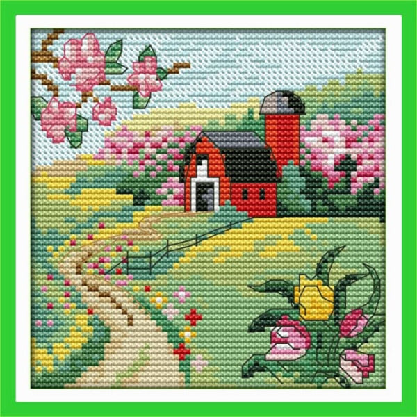 The suburban four seasons (spring) – Needlework Kits - UK