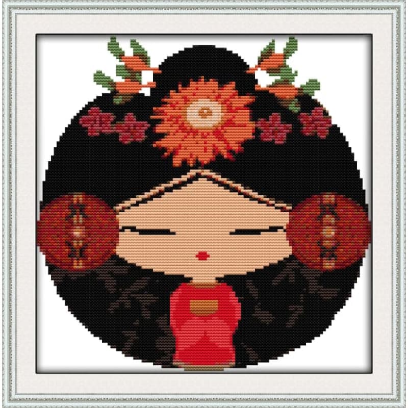 The Twelve Maidens in Jinling(7) ( Li Wan) – Needlework Kits - UK