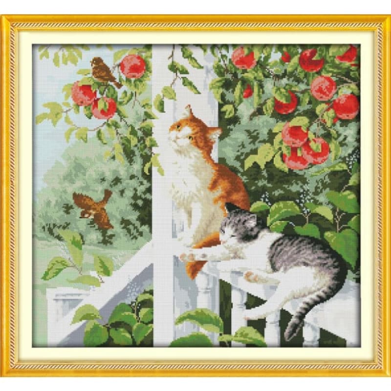 The two cats – Needlework Kits - UK