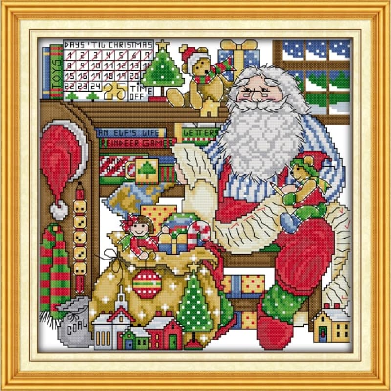 The working room of Santa Claus – Needlework Kits - UK