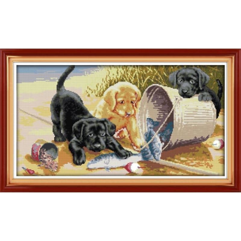 Three dogs 4 – Needlework Kits - UK