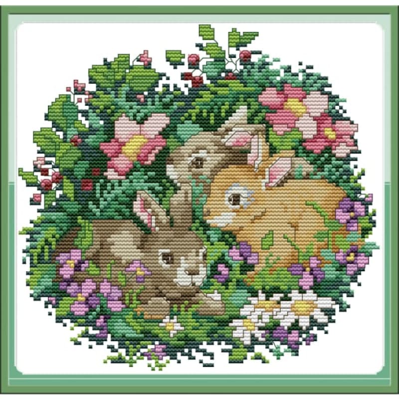 Three little rabbits – Needlework Kits - UK