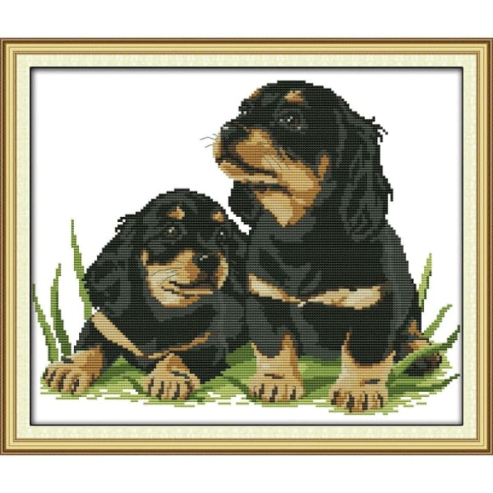 Two dogs (3) – Needlework Kits - UK