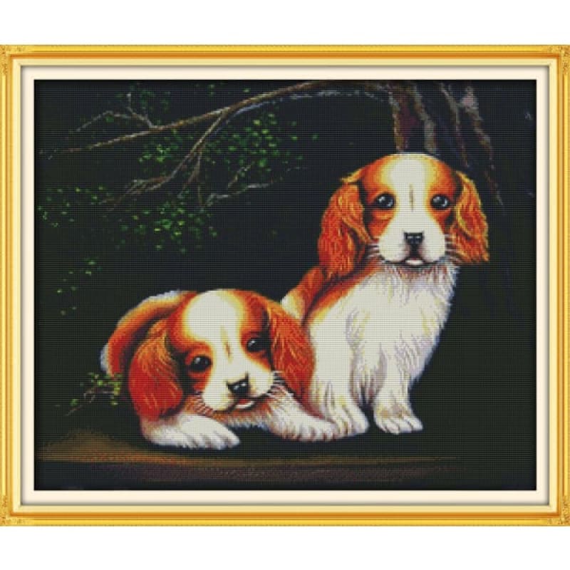 Two dogs – Needlework Kits - UK