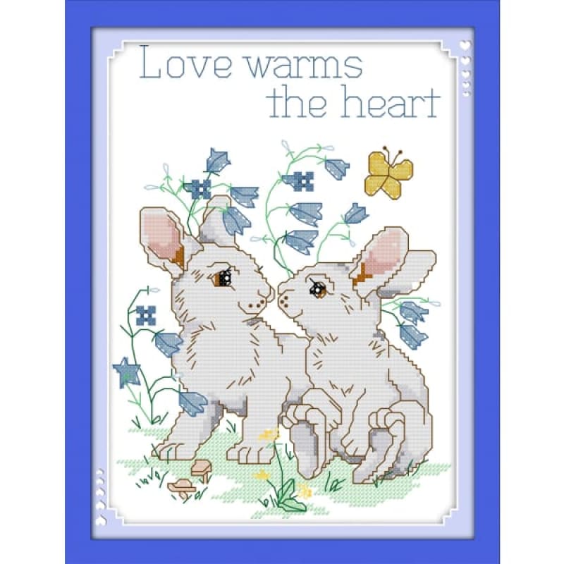 Two little rabbits(1) – Needlework Kits - UK