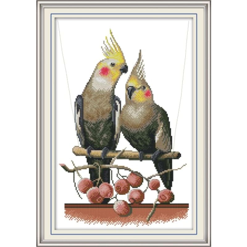 Two parrots 3 – Needlework Kits - UK