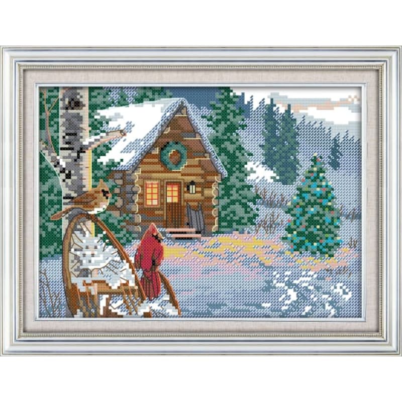 Winter cabin – Needlework Kits - UK