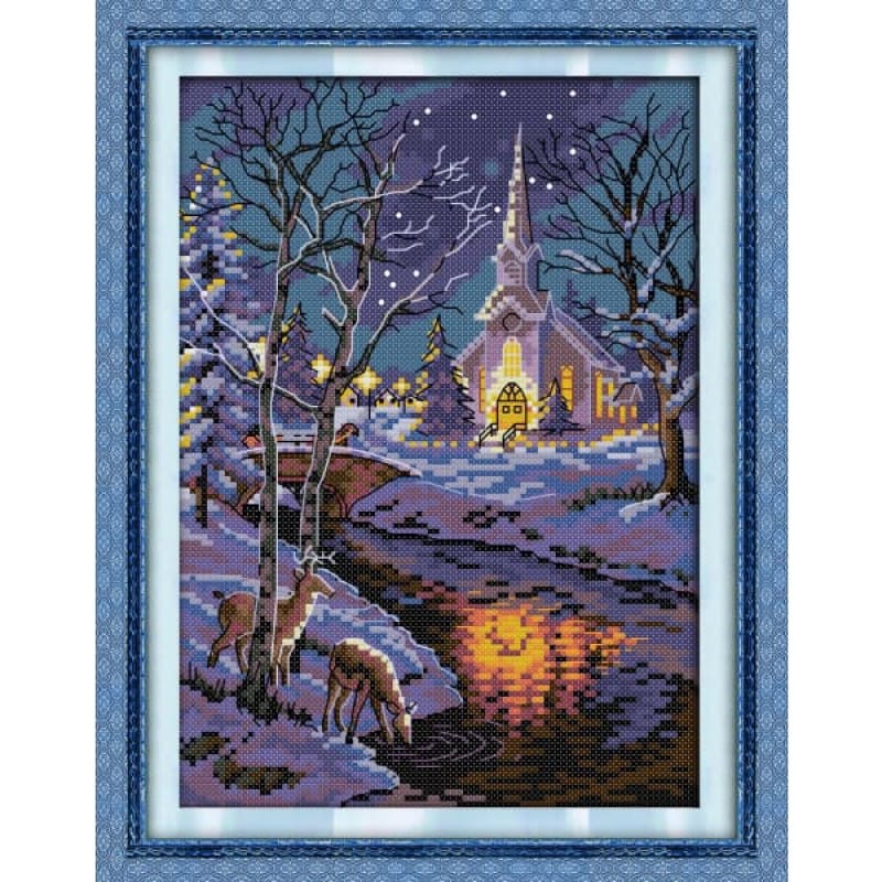 Winter night scenes 2 – Needlework Kits - UK